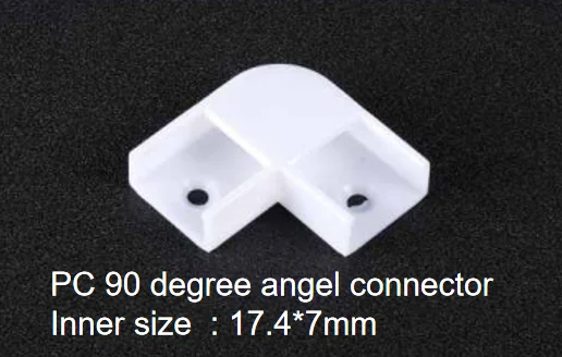 90 Degree Led Channel Corner Connector Kit with Mounting Clips for U ...