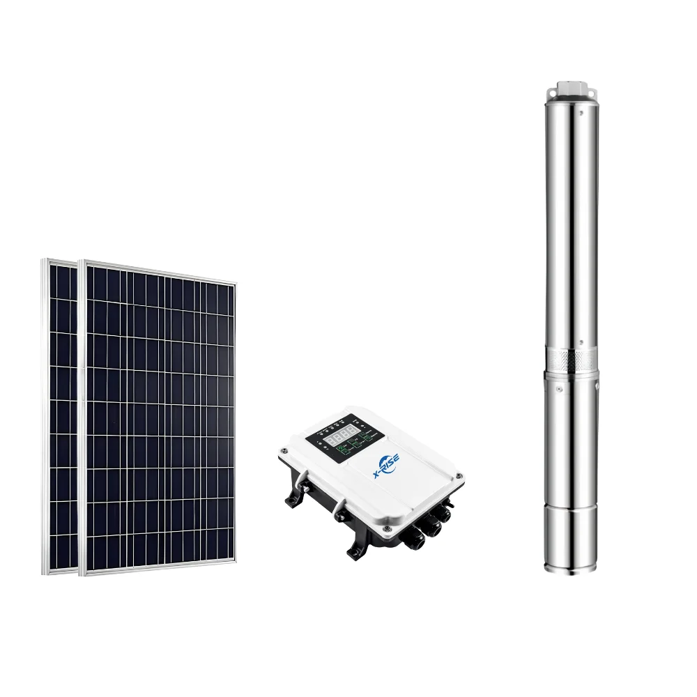 Deep Well Solar Submersible Pump Dc Water Irrigation System For ...