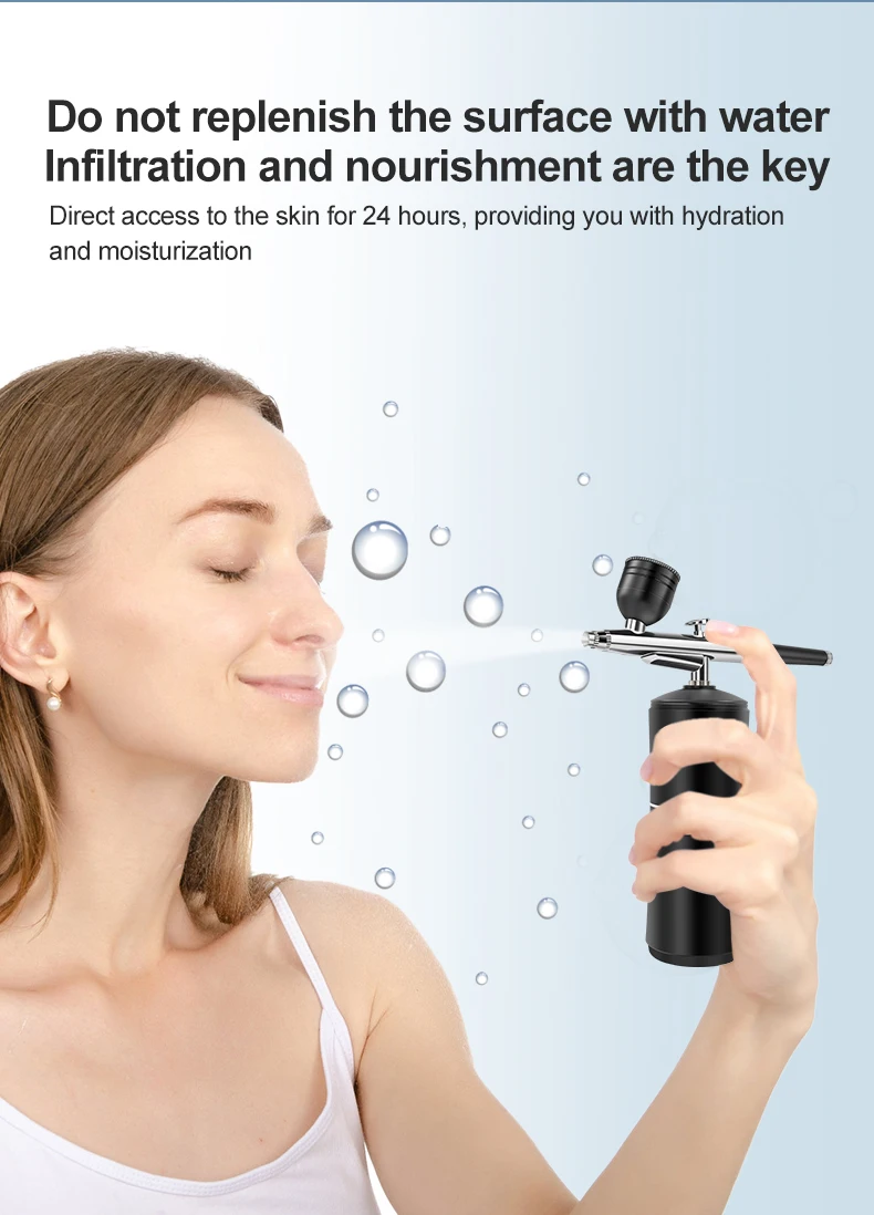 Hand Held Nano Oxygen Injector Spray Beauty Equipment Popular Skin ...