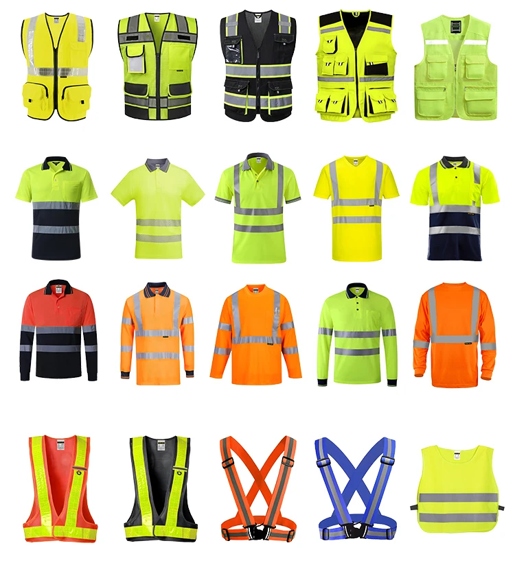 SAFETYBOY Customizable Construction Vest Reflective Safety Jacket Multi ...