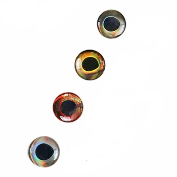 Holographic 3d 4d Fish Eyes For Fly Tying Streamers Baitfish Plastic ...