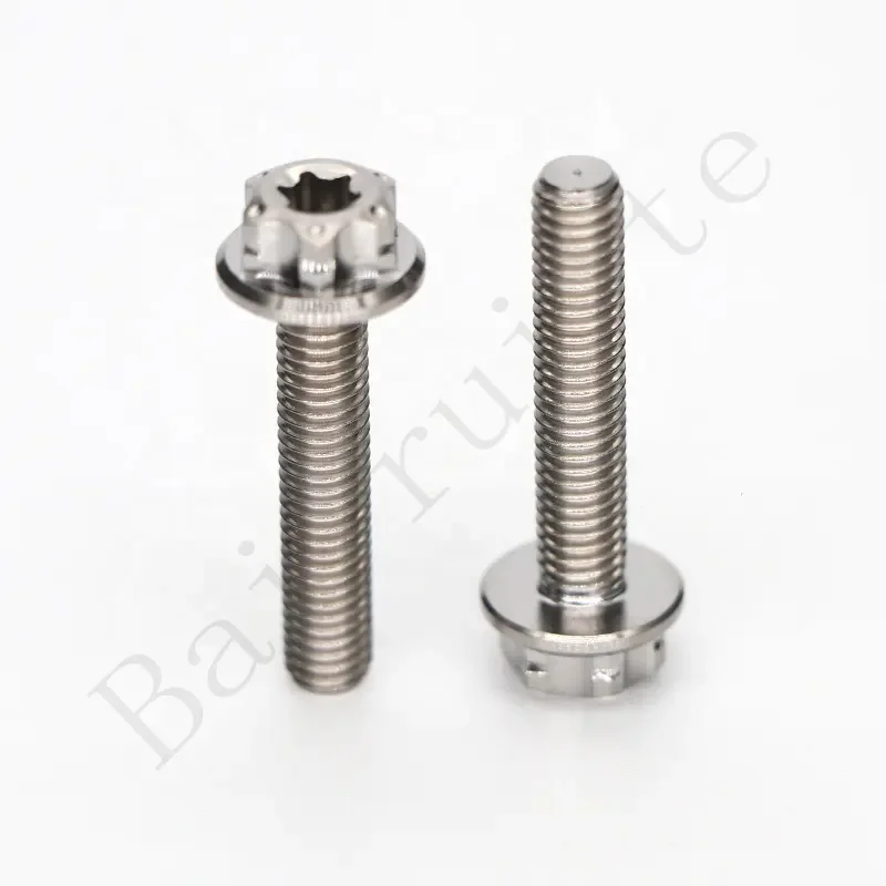 Oem M5 M6 M8 Flange Torx Mtb M8 Titanium M5 M6 Titanium Bolts ...