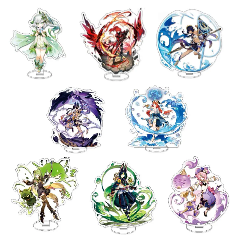 Acrylic Animation Genshin Impact Game Animation Standee Peripheral ...