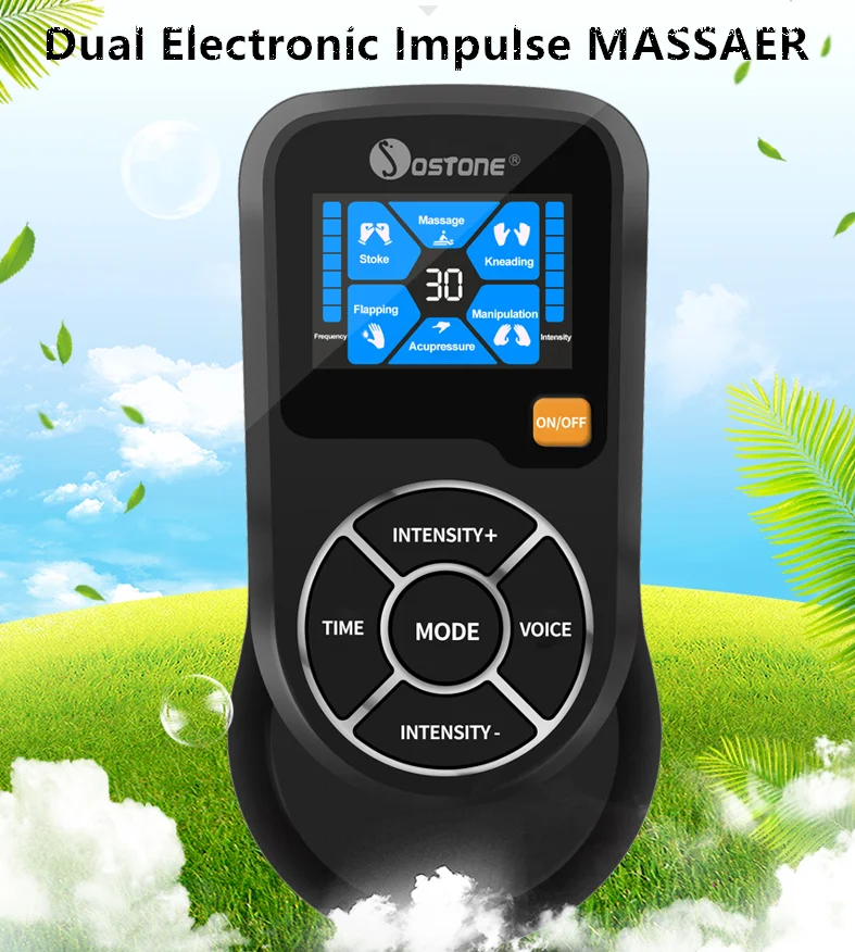 Full Body Tens Electronic Muscle Stimulator Physical Therapy Mini ...