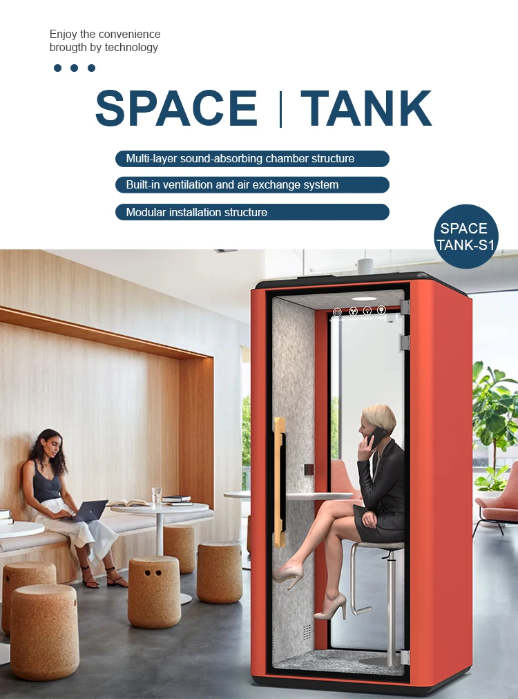 Customizable Ergonomic Office Pod Soundproof Aluminum Cabin Portable ...