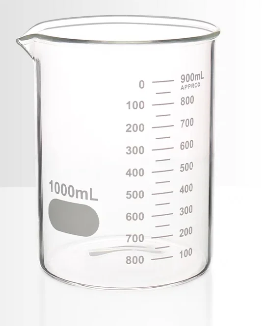 LABTEX Glass Beakers - High Borosilicate Pyrex Quality