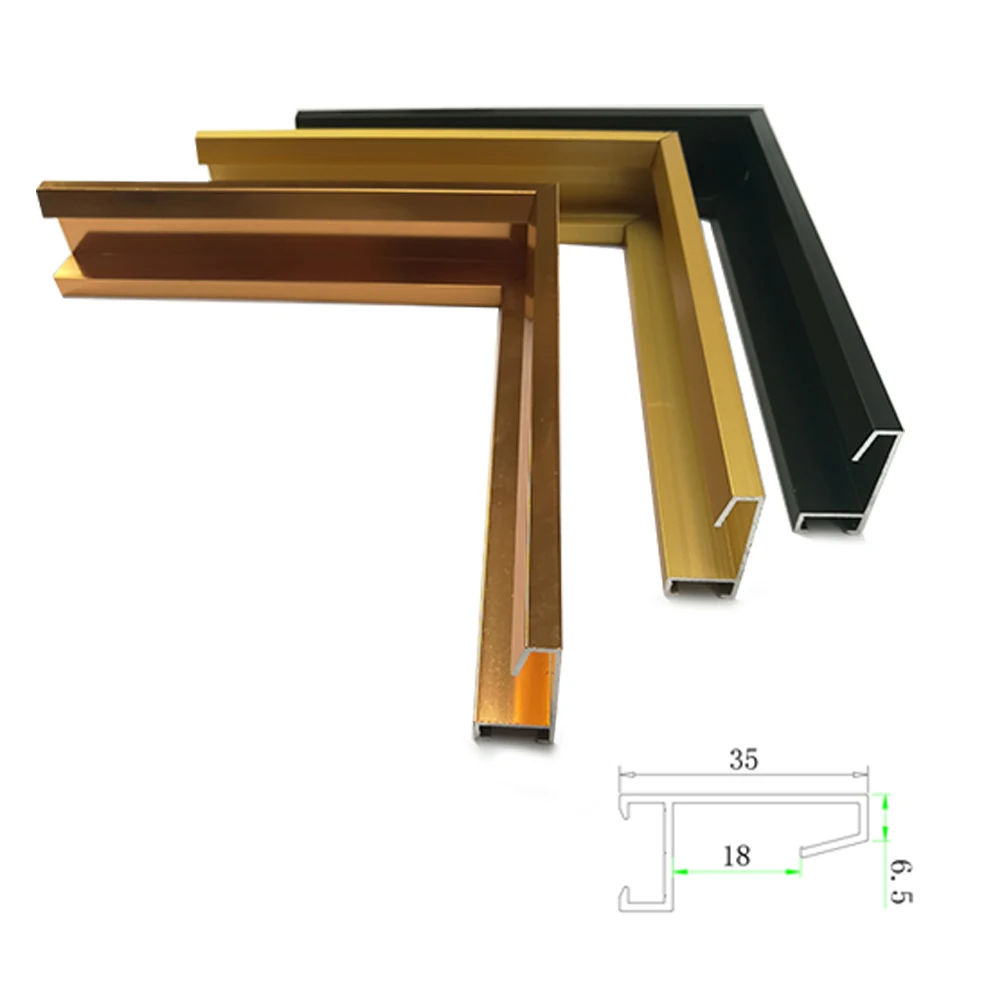 Aluminum Alloy Photo Frame Back Plates Moulding Picture Frame ...