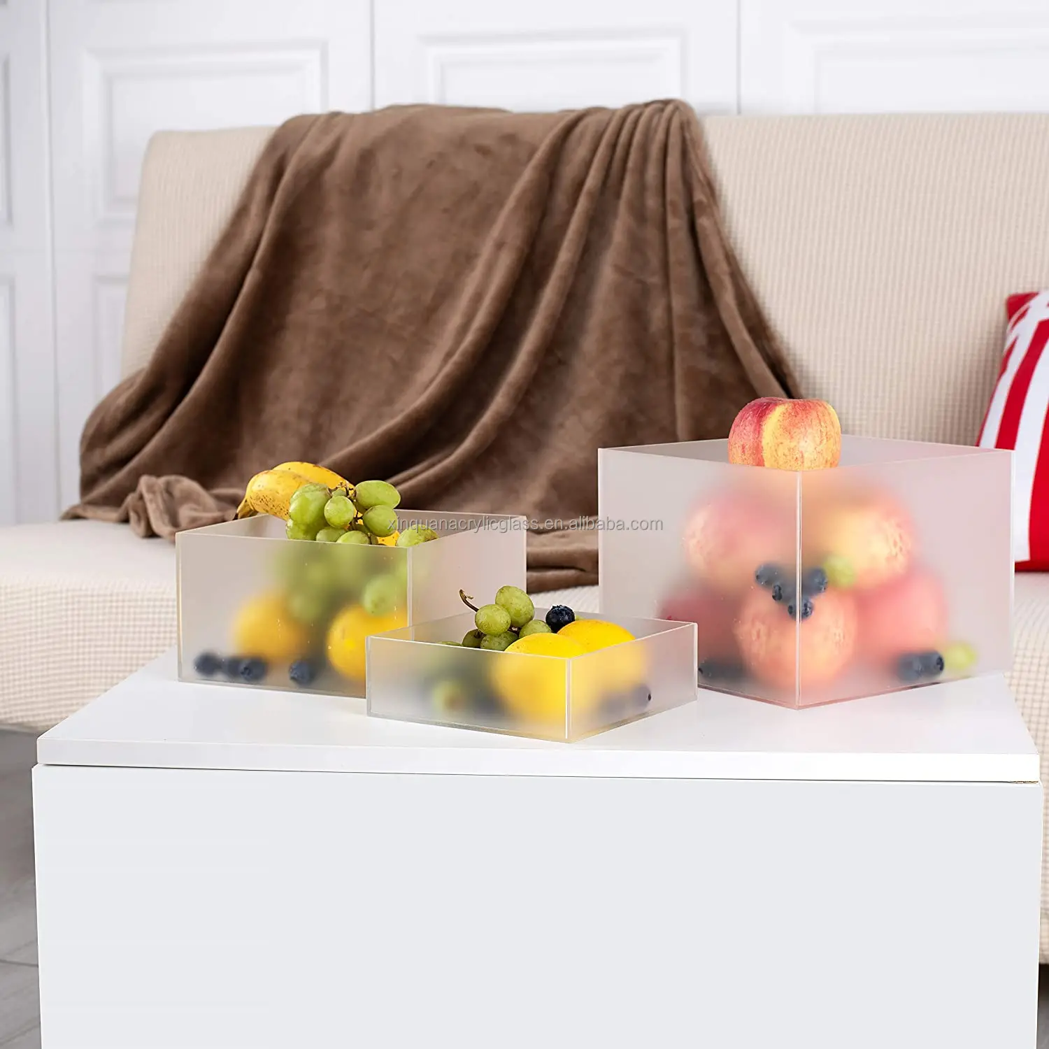 Factory Customized Oem/odm Rectangle Clear Display Cube Food Table ...