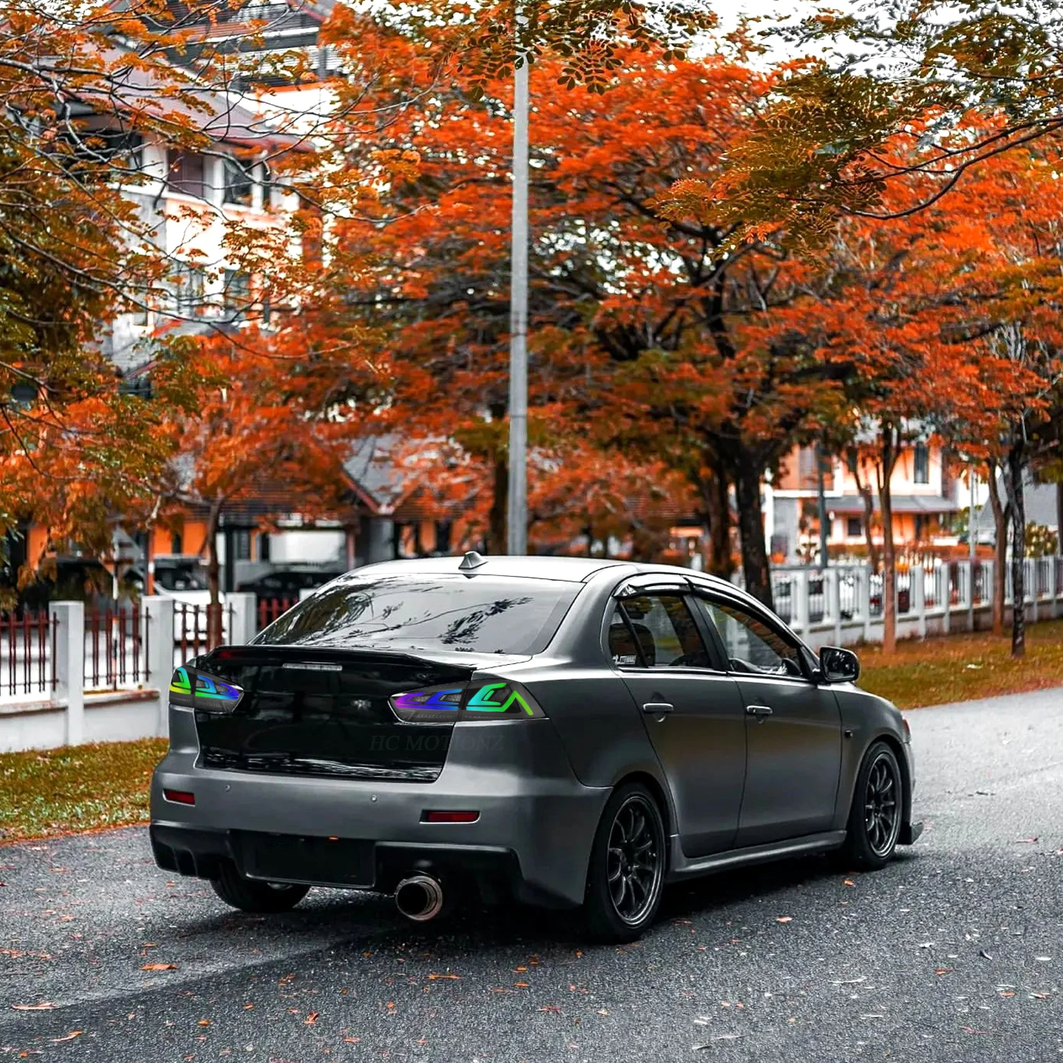 Hcmotion E-Mark RGB Animation DRL Sedan Tail Lamp for Mitsubishi Lancer ...