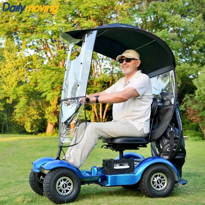 Four Wheel Single Seat Mini Golf Cart Golf Car Electric Golf Buggy ...