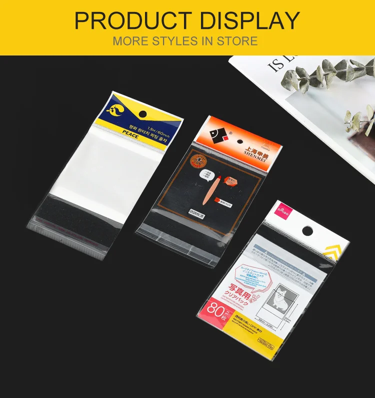 Plastic Cellophane Polybag Disposable Self Sealing Opp Bag - Buy Opp ...