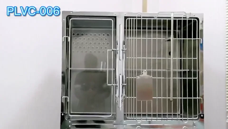 Pl-006 Stainless Separate Luxury Double Deck Relaxation Area Cat Cage ...