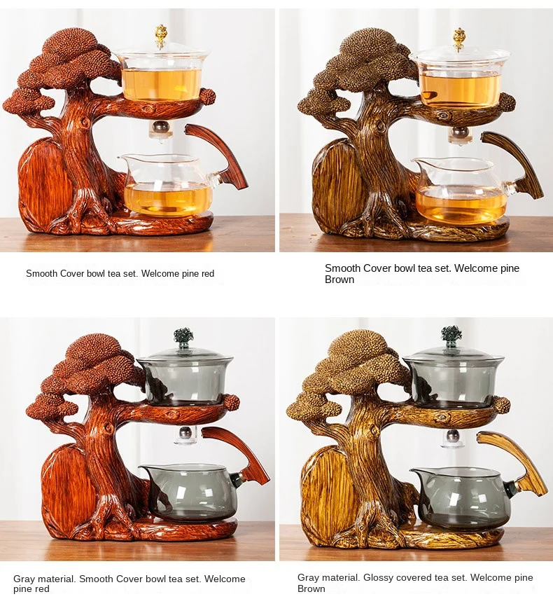 NEWELL Glass Automatic Teapot Chinese Style - Perfect Gift