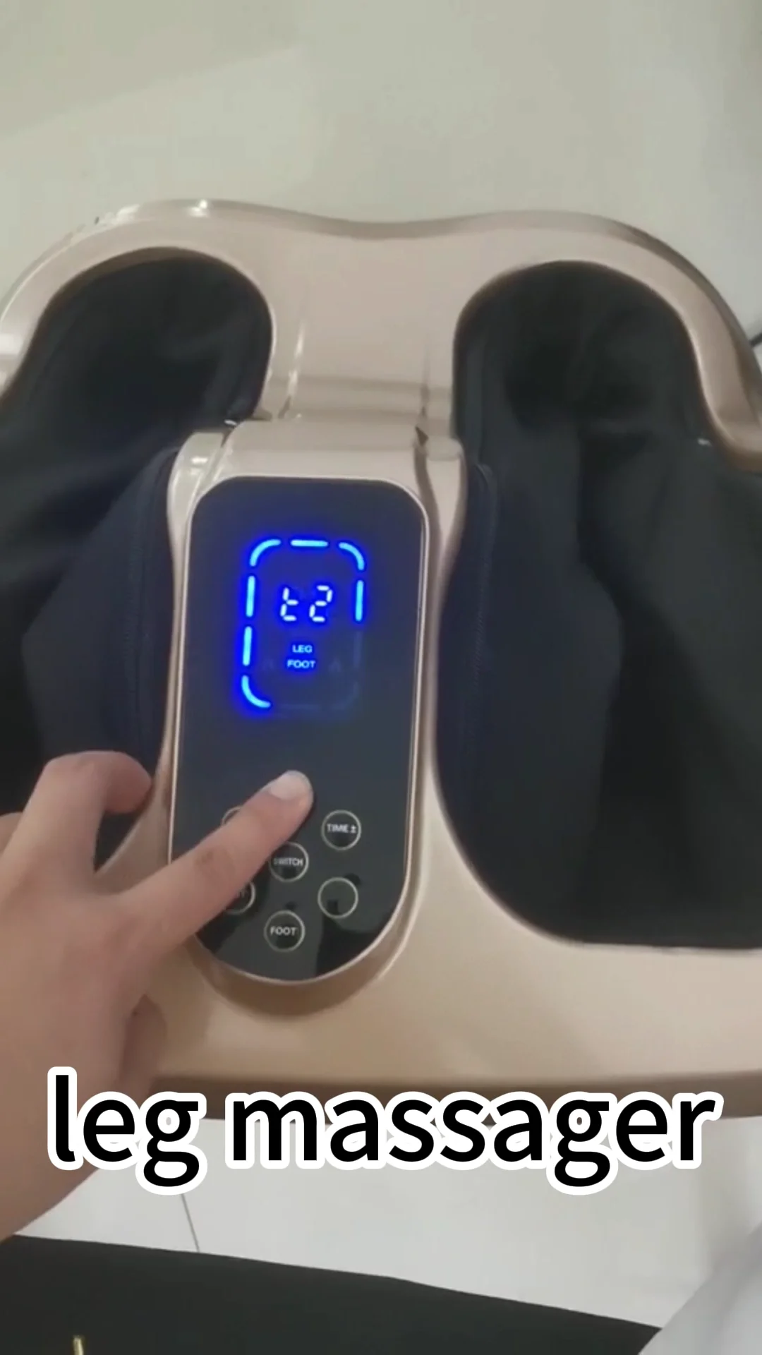 Healthy Body Care Shiatsu Air Foot Massager Blood Circulation Foot Massage Machine Electric ...