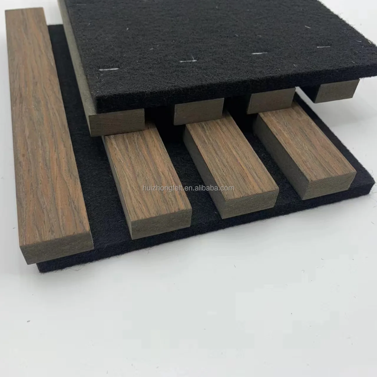 Acoustic Panel Diffusion Wall Soundproofing Slat Wooden Fiber Acoustic ...