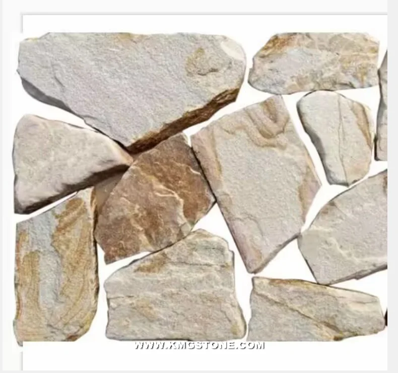 Modern Villa Design Natural Stone Wall Cladding Free Form Misty Grey ...