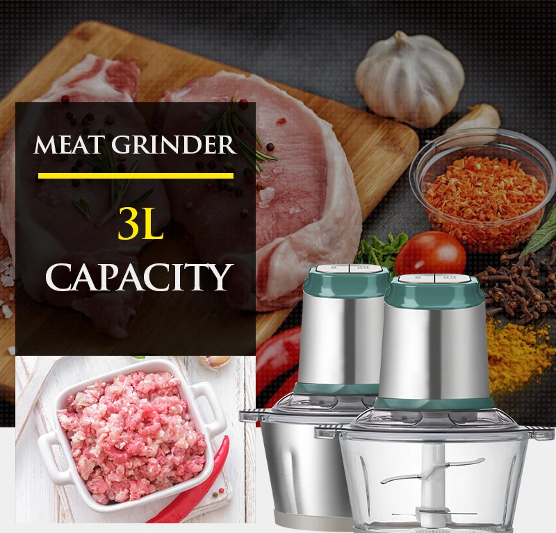 Minced Meat Grinder Food Chopper Meat Grinder Multi Purpose Food ...