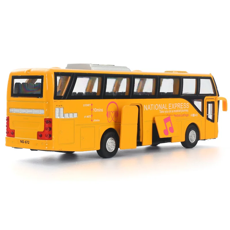 Toys New Arrive High Quality 1:32 Double Deck Coach Model Alloy Die ...