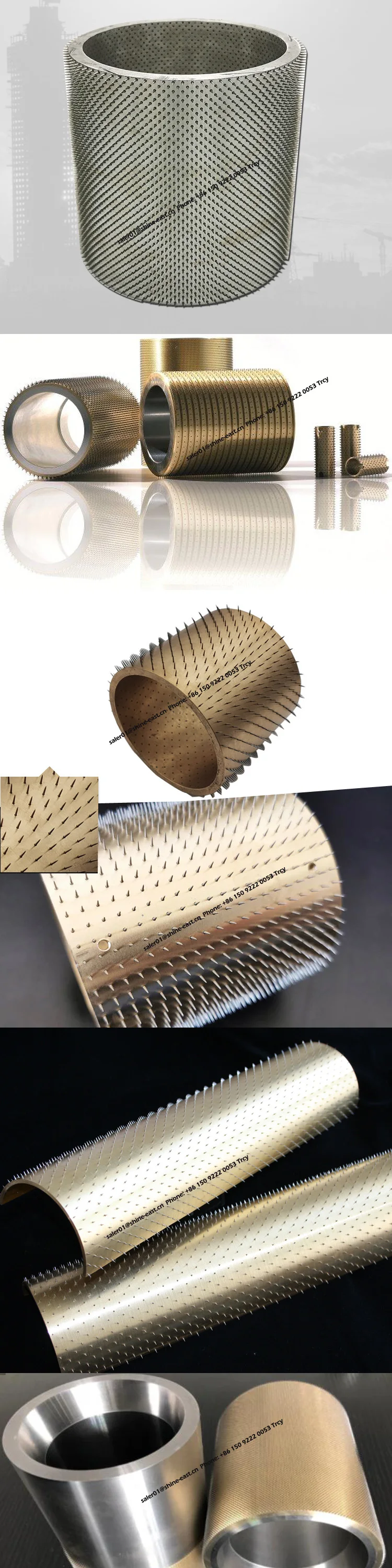 Rotary Pin Roller Needle Perforation Shaft Perforator Install In Bag ...