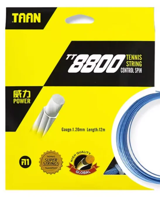 TAAN TT8800 Tennis Racket String - High Quality 12m 1.20mm Poly Nylon