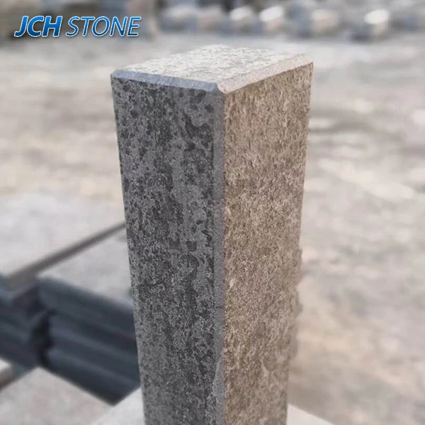 Flamed and Tumbled China Blue Stone Bricks Paver Limestone Curb Stone ...