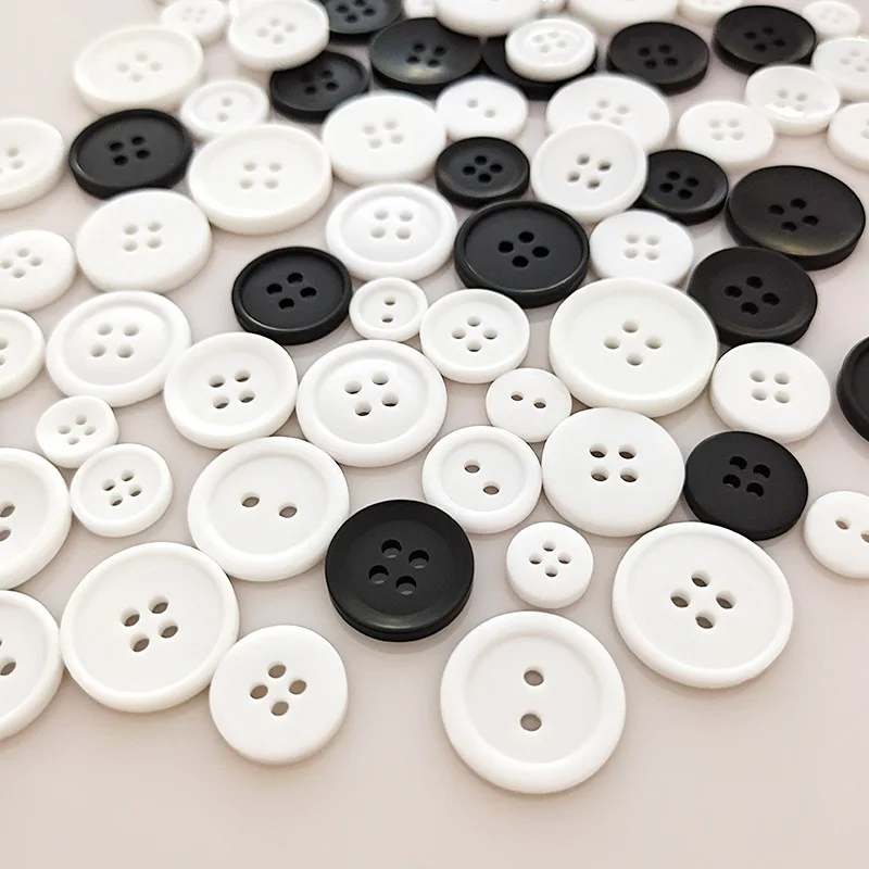 Custom logo Size Cheap Price Resin Suiting Buttons Round 4 Holes ...