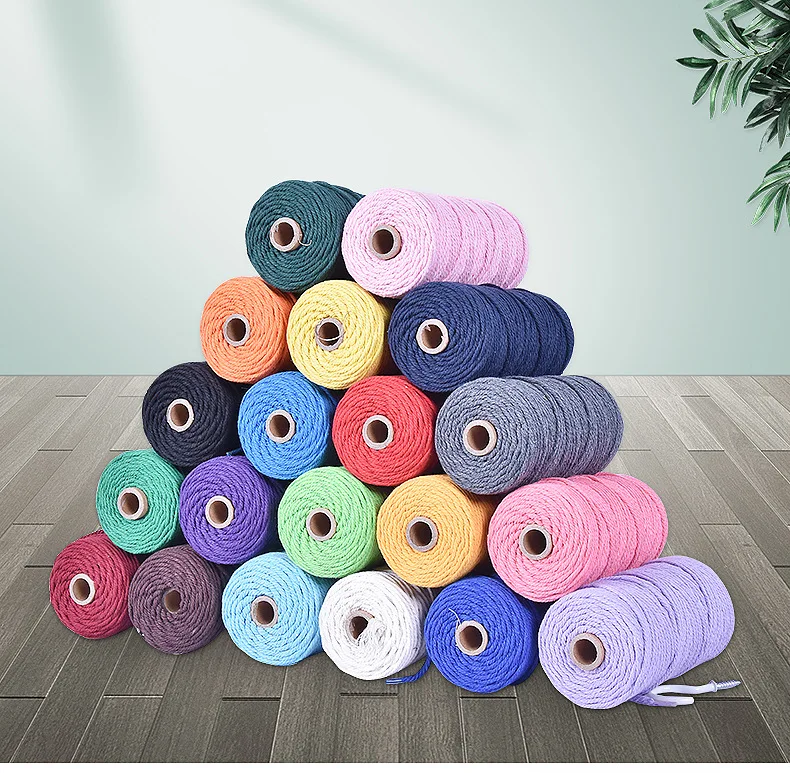 Customized Factory DIY Macrame Cord - 1mm 2mm Hilo De Macrame