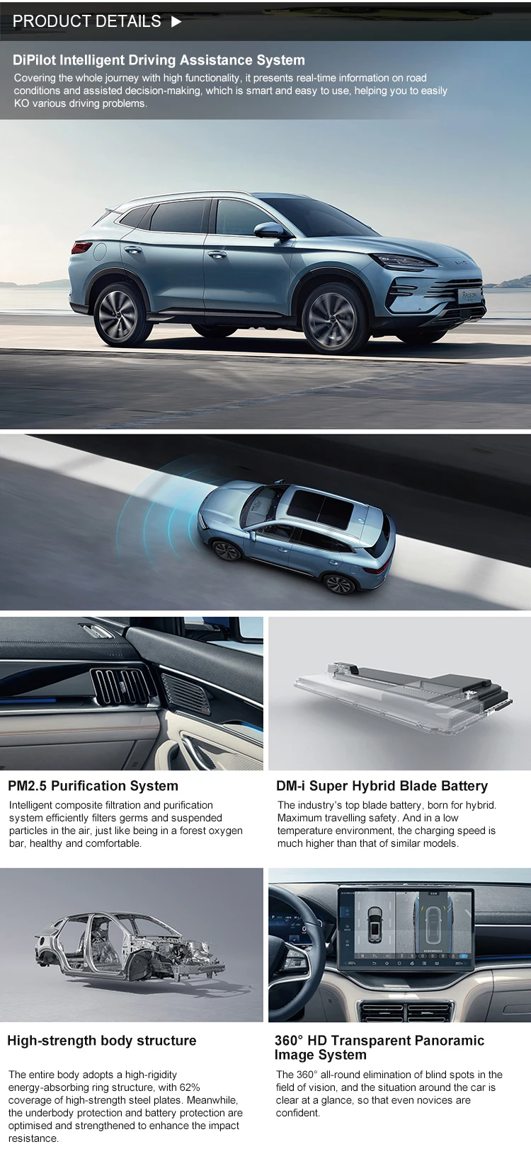 Hight Speed Byd Song Plus Dm-i 4wd Pro Awd Flagship New Energy Hybrid ...