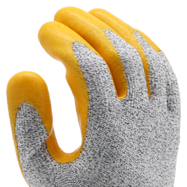 ENTE SAFETY Construction Site Special Latex Embossed Gloves Labor ...