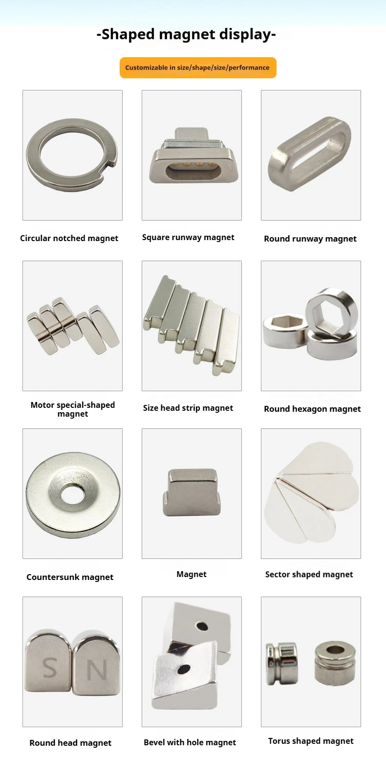 Special Permanent Magnet Rare Earth Neodymium Custom Shape Sheet ...