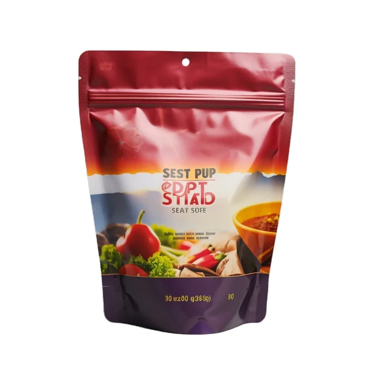 Custom Laminated Stand Up Microwave Cooking Retort Food Packing Bags ...