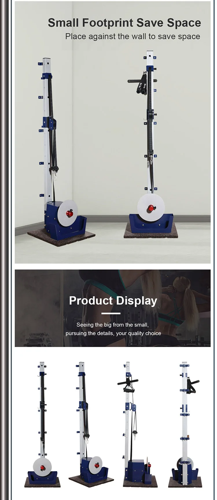 Strength Training Home Gym Machine Vertical Resistance Centrifuge Pully ...