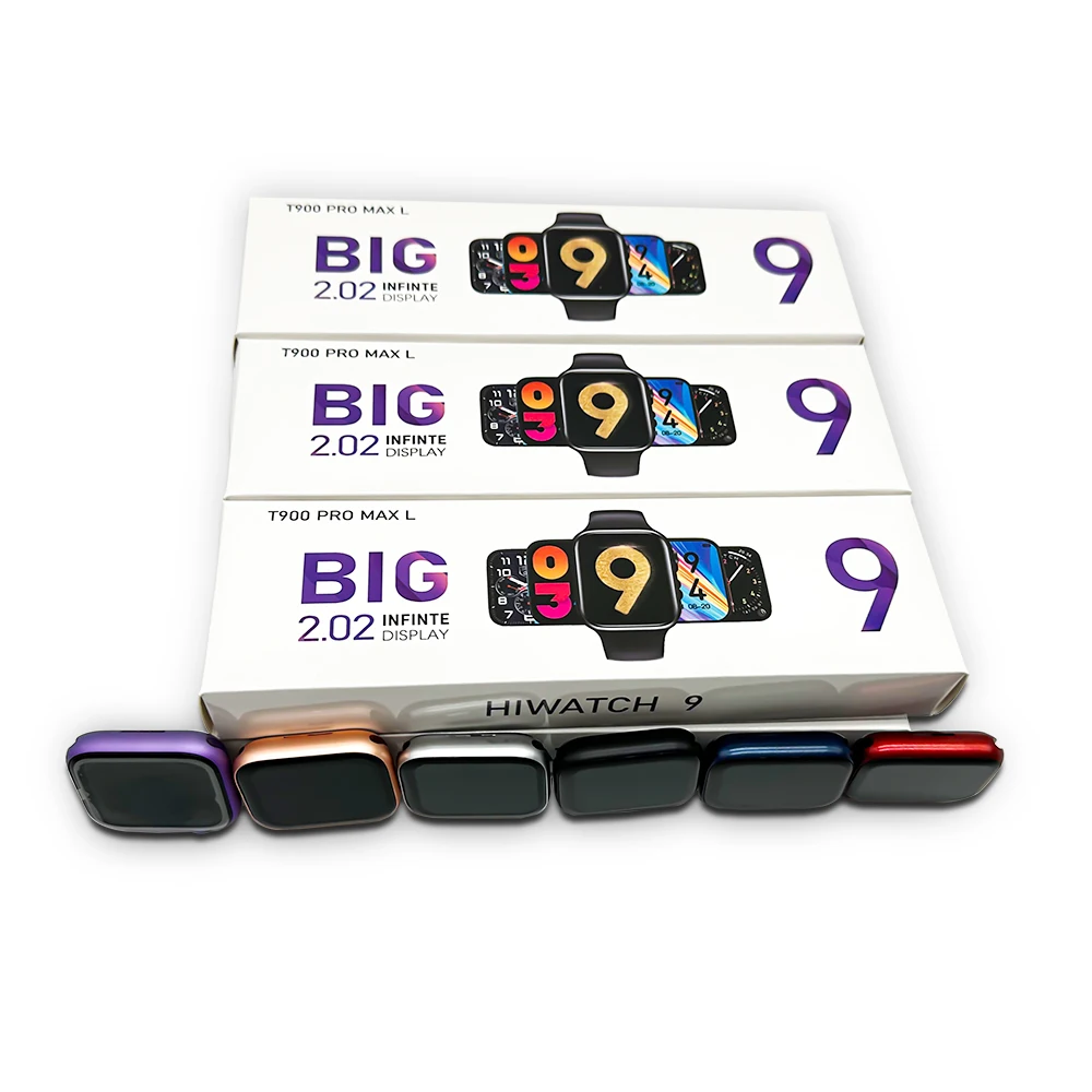 T900 Pro Max L Series 9 Bt Call 1.92 Inch Full Touch Fitness Tracker ...