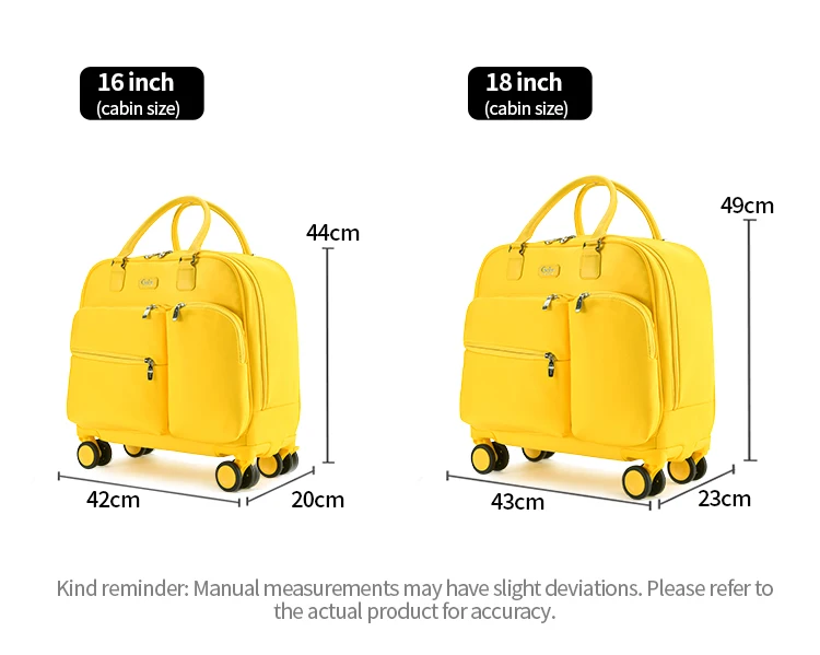 Goby London 18-Inch Trolley Bag - Durable & Waterproof