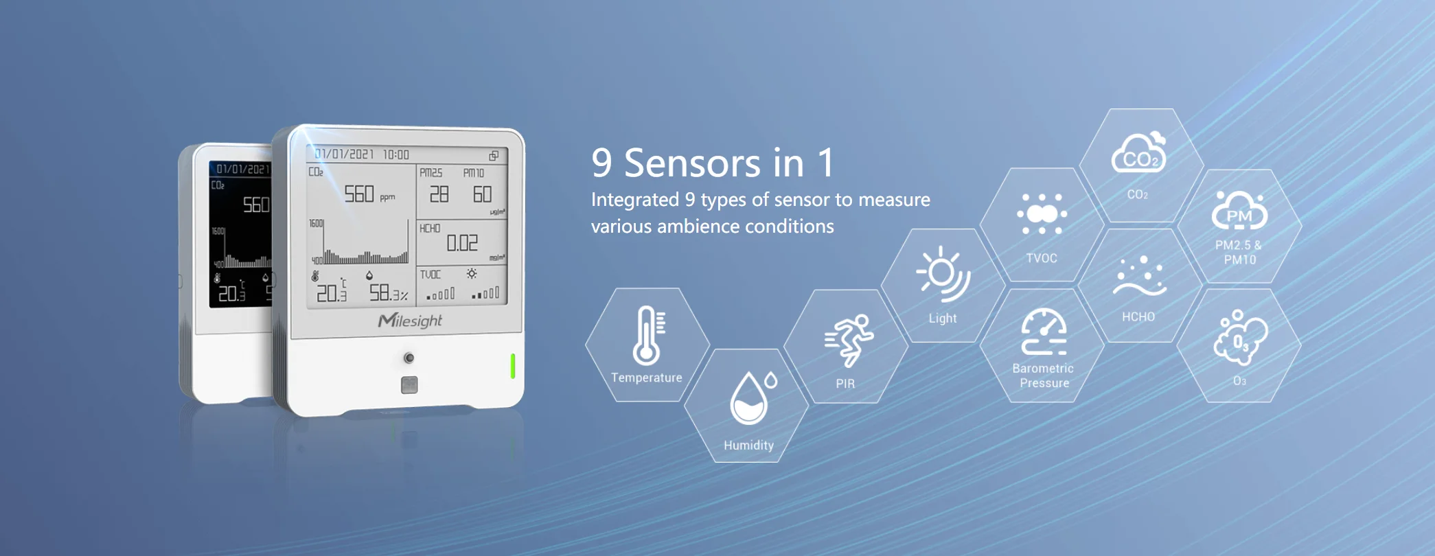 Milesight Am308 Lorawan Smart Home Iot Air Temp Pir Motion Sensor Alarm ...