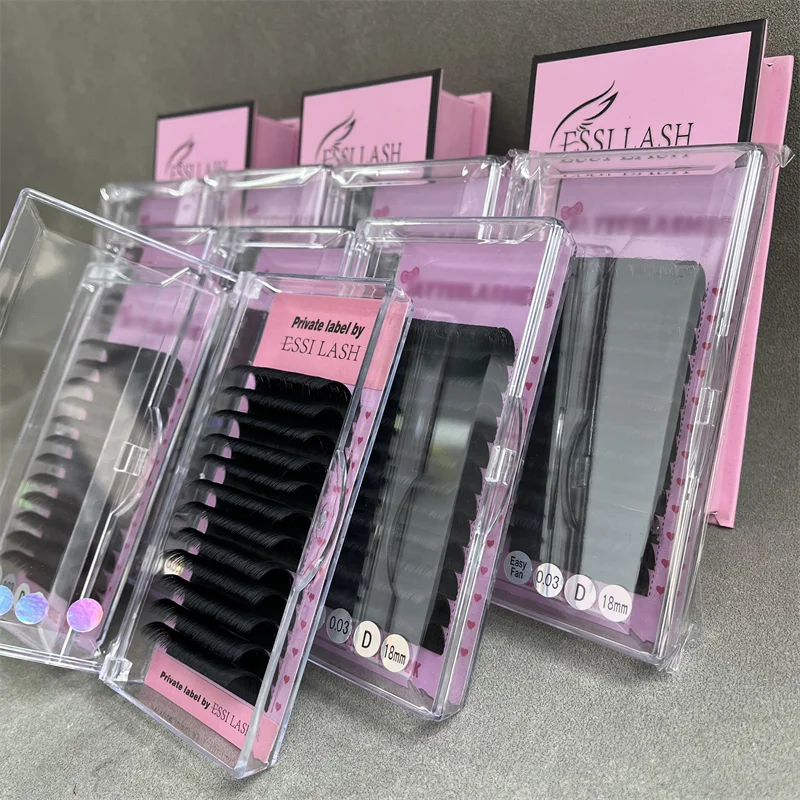 Korean Pbt Fiber Create Cashmere Eyelashes Own Brand Matte Silk Volume Lash Extensions Private ...