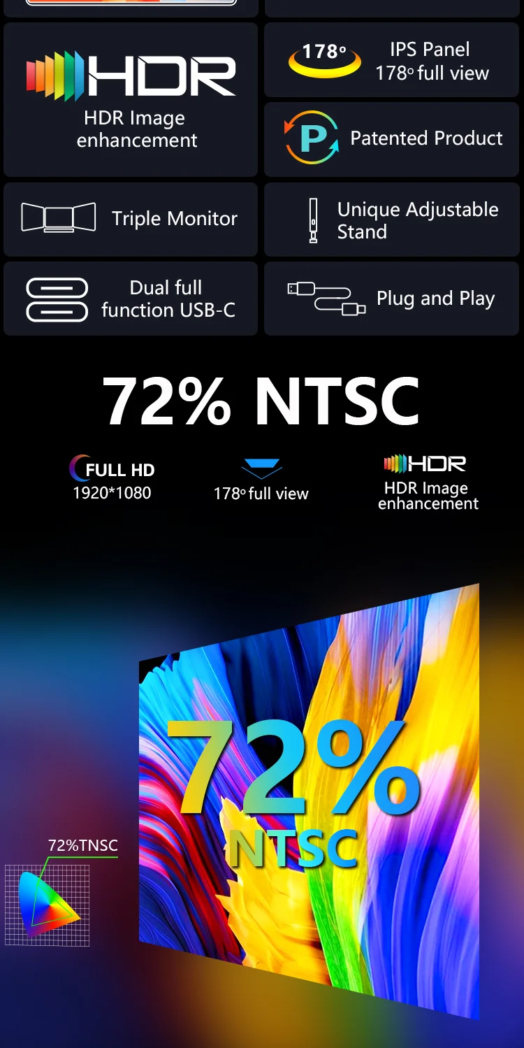 15.6 Inch Laptop Screen Extender - Dual Display Solution