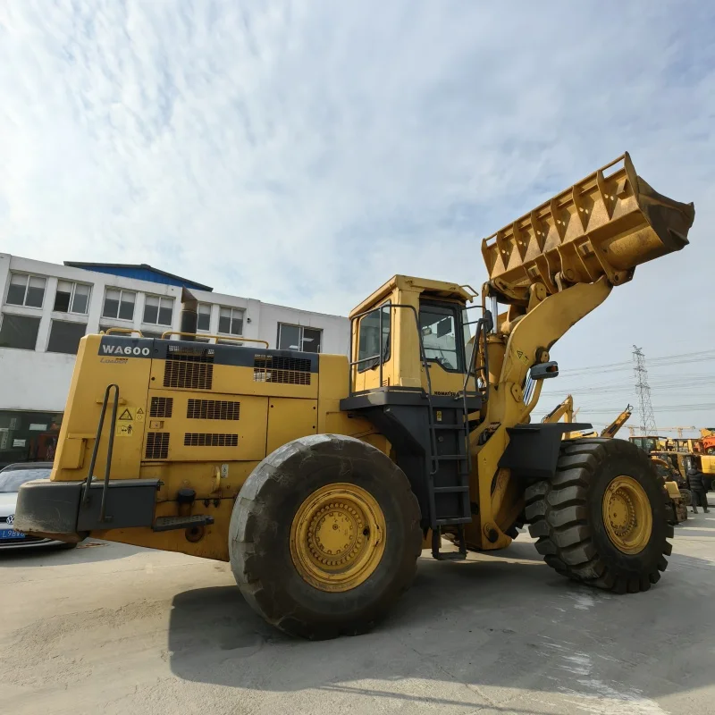 Komatsu Wa600-3 Telescopic Wheel Loader Komatsu Wa600 Electric Loader ...