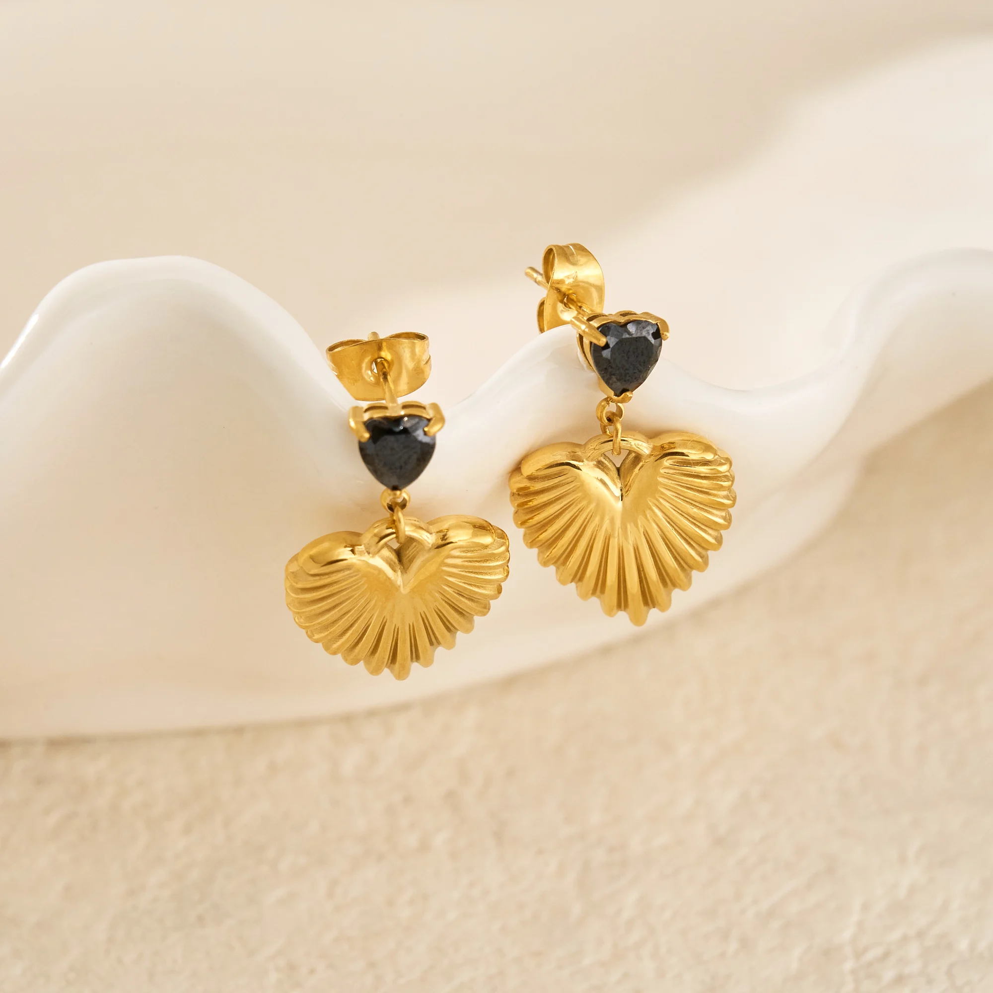2025 Dazan NEW Winter INS 18k Gold Plated Hypoallergenic Stainless ...
