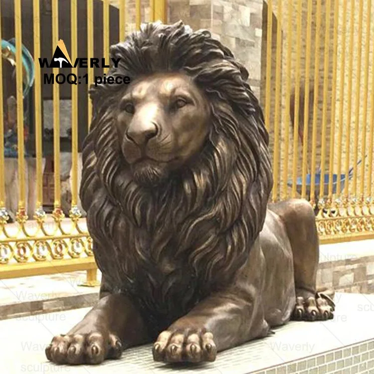 Handmade Casting Large Outdoor Garden Animal Decoration Statue In Front ...