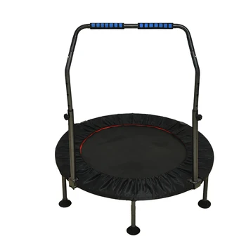 Hot Round Indoor Trampoline Fitness Backboard Hand Silent Folding Home ...