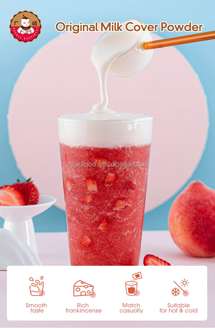 Hot Sale Milk Tea Original Milk Cover Powder/milk Foam Powder - Buy ...
