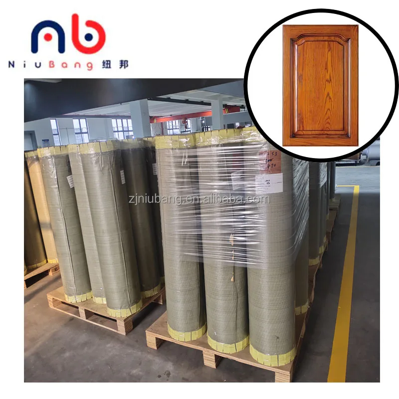 Golden Metallic PVC Films for PVC Wall Panel Decorative