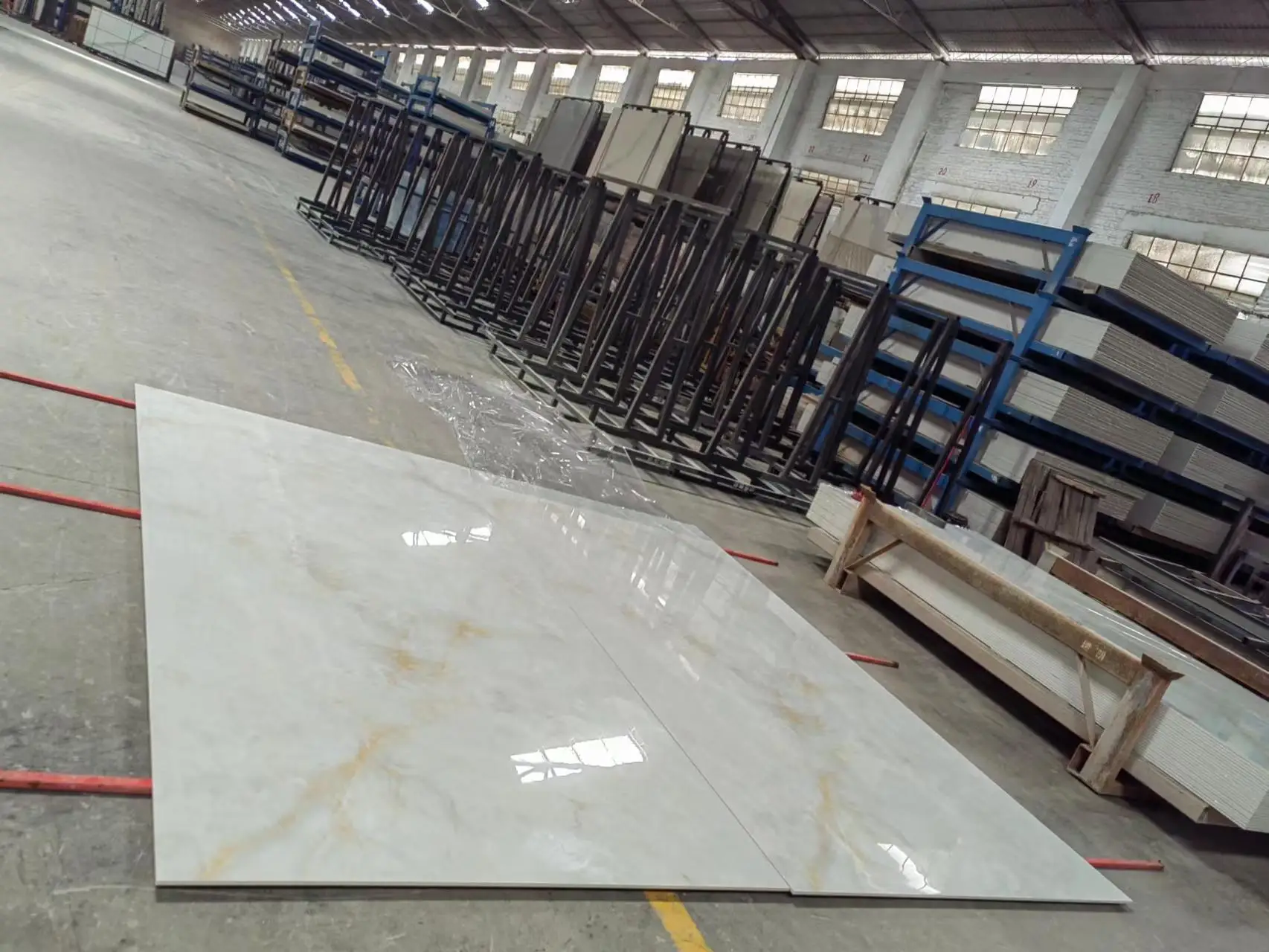 White Sintered Stone Panel Wall Cladding Stone Artificial Onyx Slab ...