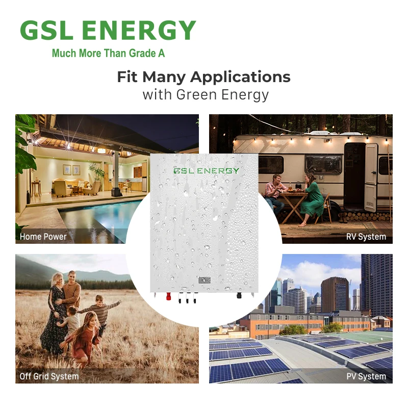 Gsl Energy Solar Off Grid System 10kwh Lithium Ion Batteries Solar ...