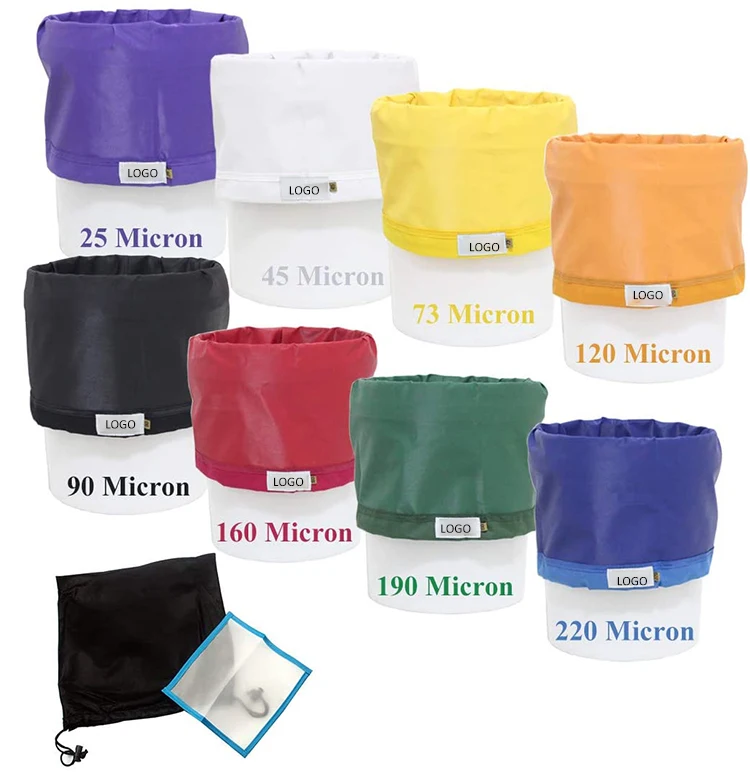 Bubble Ice Hash Bags Essence Extractor Bag 5Gallon 5Pack Herbal Filter ...