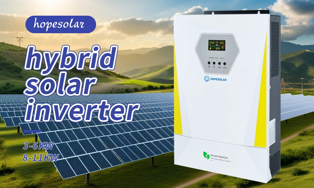 Hope Solar Hybrid MPPT Inverter 3kW-10kW Single Phase | High Efficiency ...