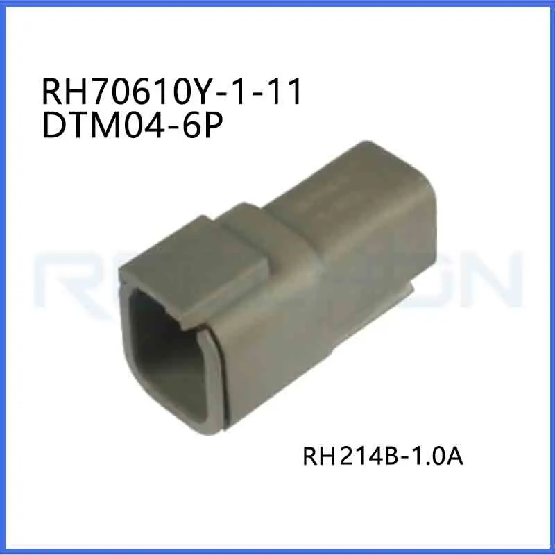 6 Pin Male Te Socket Ectivity Automotive Plug Deutsch Dtm Receptacle ...