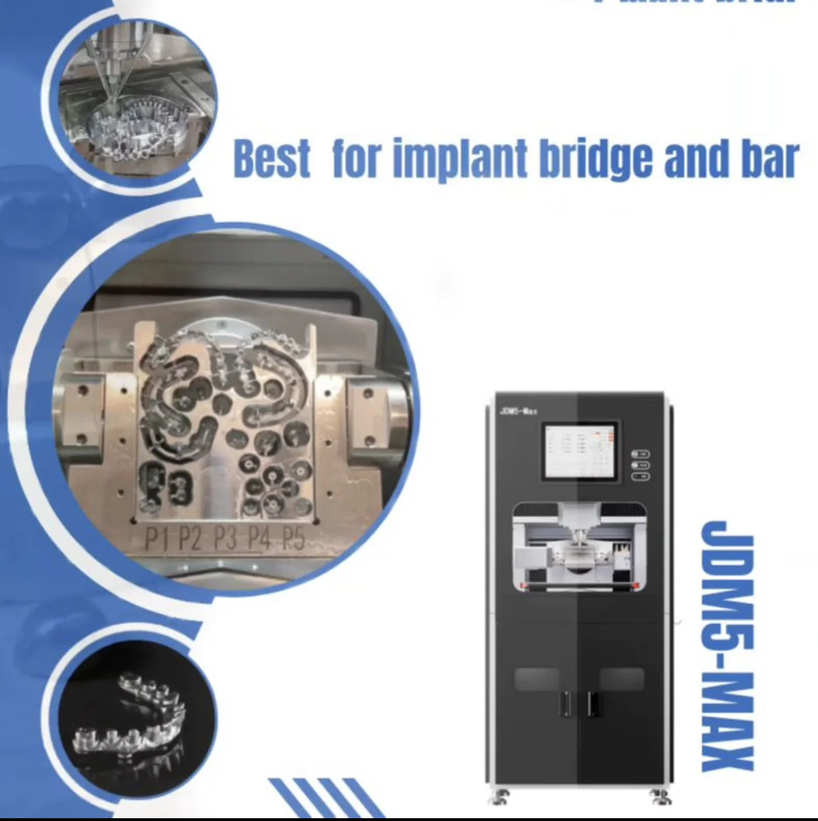 Dental Metal Milling Machine With Five Axis Linkage Full Function for ...