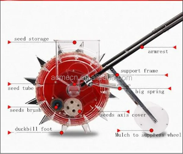 Hand Push Corn Seeds Sowing Machine 2 Row Sorghum Seeder| Alibaba.com